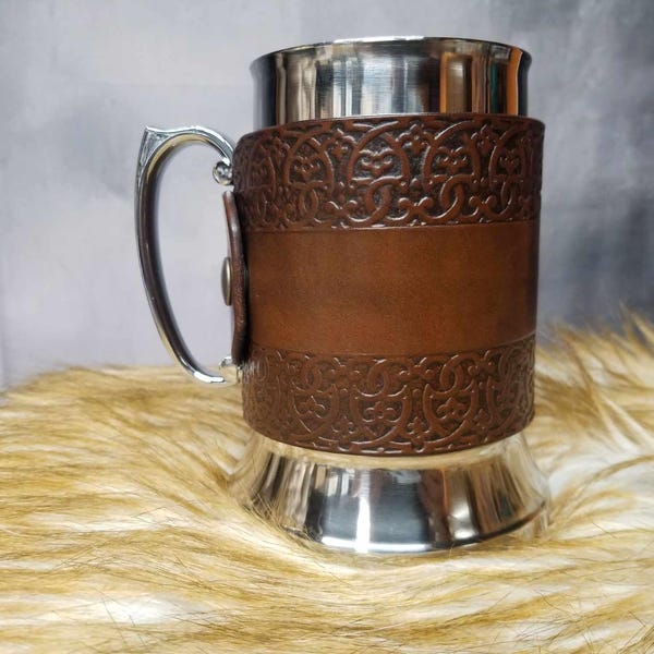 Leather Tankard - Etsy