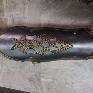 Leather Armor High Elven Leather Bracers Elf Bracers LARP Armor Cosplay ...