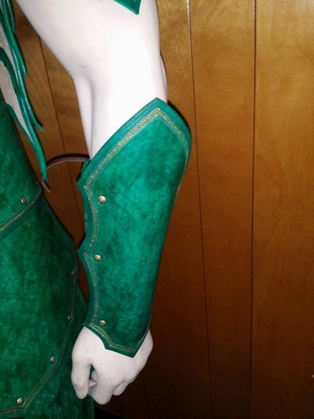 Leather Armor Elven Leather Bracers Elf Bracers LARP Armor Cosplay ...