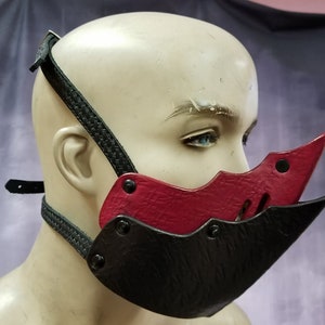 Leather Armor Dark Elf Molded Mask - Etsy
