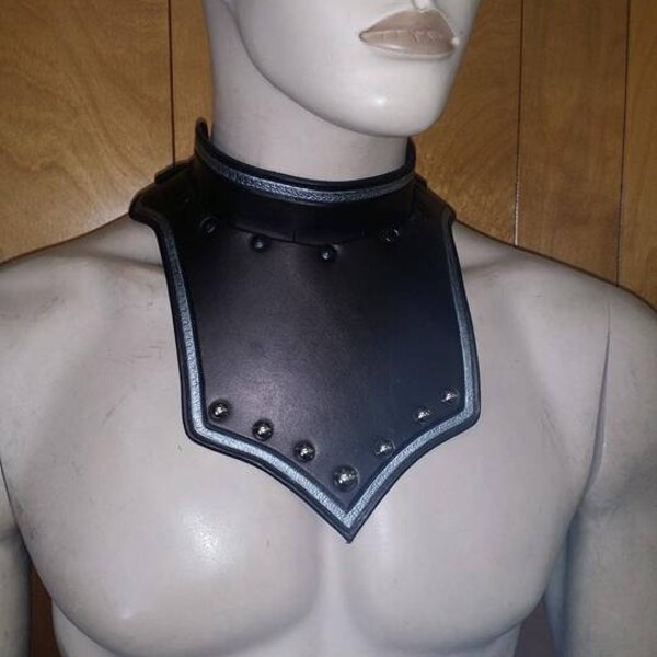 Leather Gorget - Etsy
