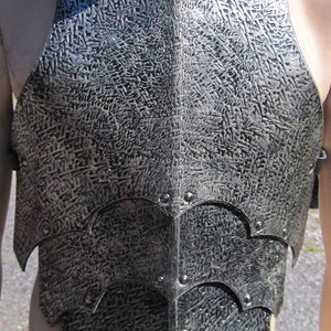 Leather Armor Sentinel Chest & Back - Etsy
