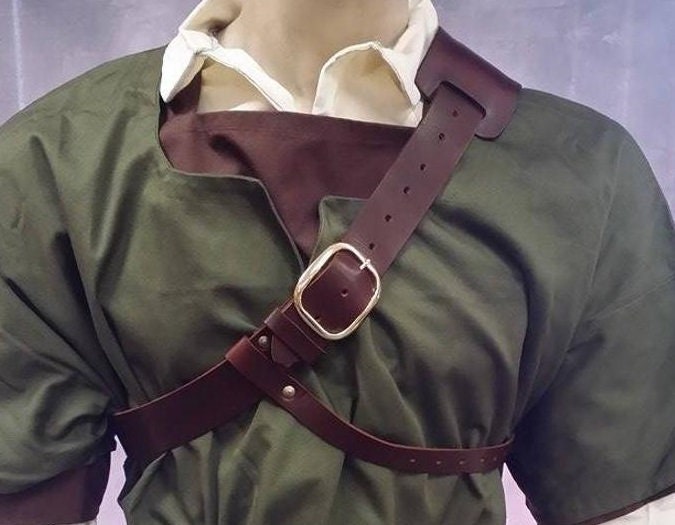 Custom Leather Twilight Princess Link Baldric: Zelda Link Cosplay ...