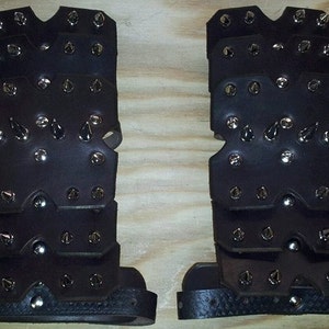 Leather Armor Roman Cestus Spiked Gauntlets Leather Armor Plated ...
