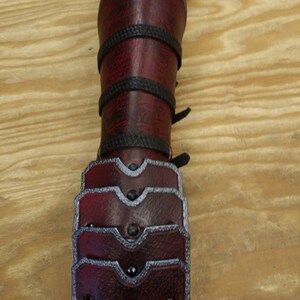 Leather Armor Gauntlets Reverse Clamshell Gauntlets Barbarian Gauntlets ...