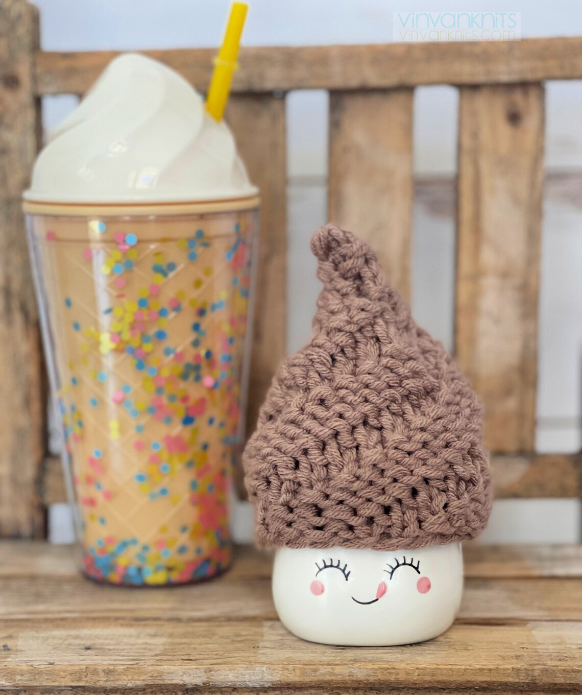 Swirl Ice Cream Marshmallow Mug Hats Ice Cream Cone Hat - Etsy