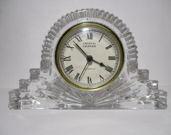 Godinger Crystal Clock - Etsy