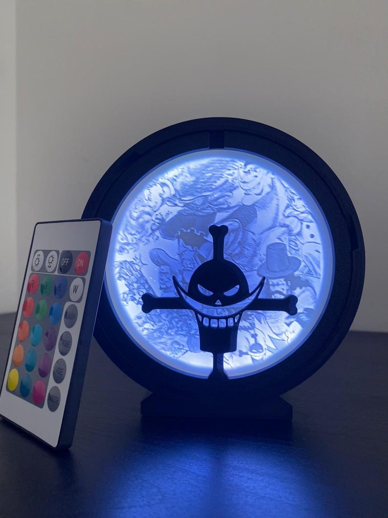 One Piece LED Lamp | Anime Night Light | Luffy Zoro Ace Franky Gear 5 ...