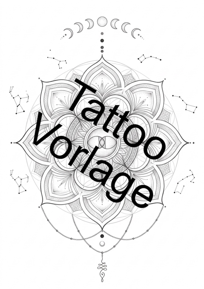 Tattoo Flash Template | Digital Download | Tattoo Design PNG - Etsy