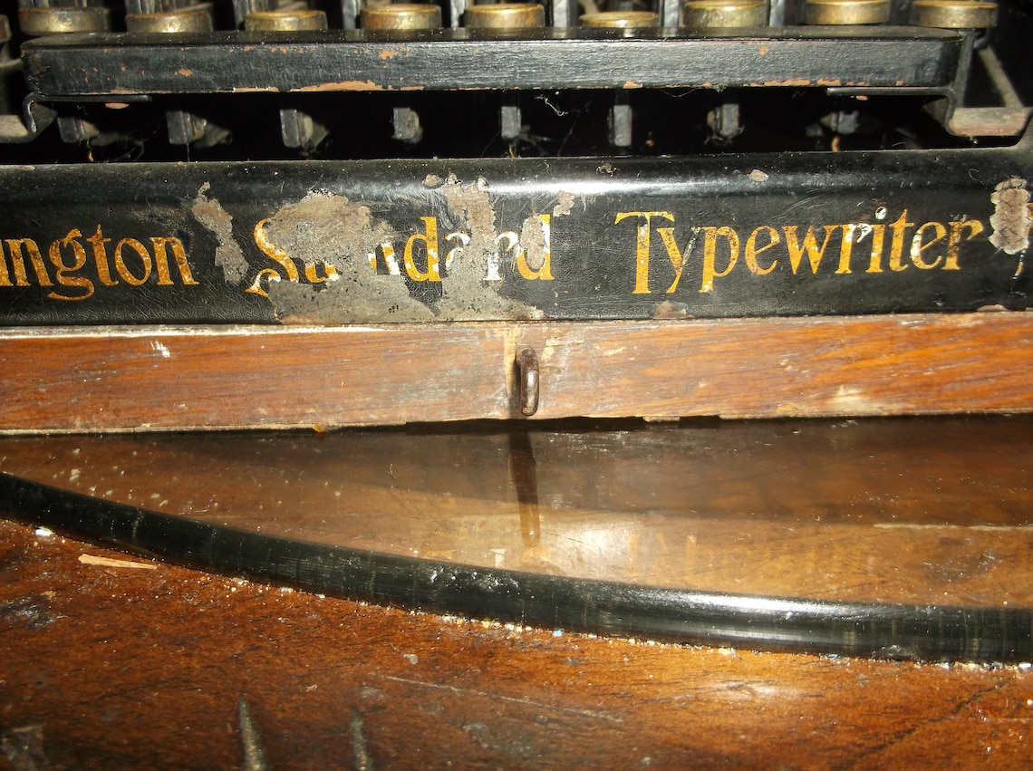 1894 Remington Standard No. 6 Typewriter COMPLETELY FUNCTIONAL - Etsy