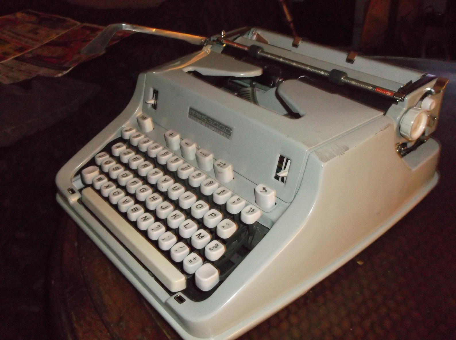 1960s HERMES 3000 the Rolls-royce of All Typewriters Serial No#3554446 ...