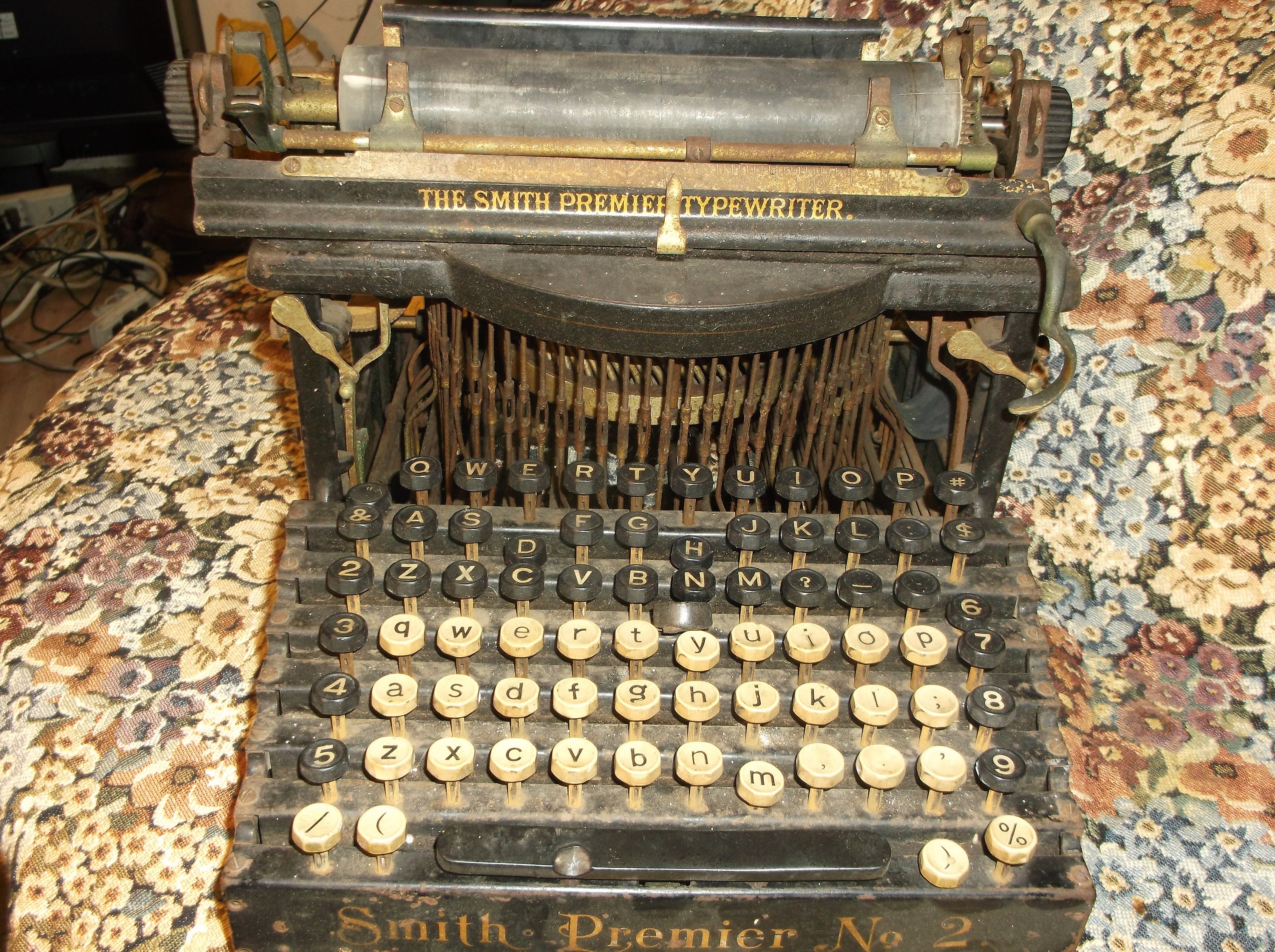1894 Smith Premier NO#2 Typewriter Upstrike for Resturation Repair or ...