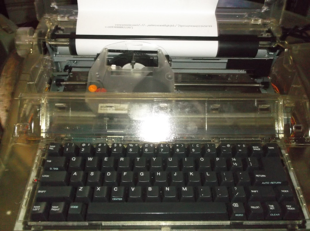 Swintec 2410 CC Clear Electronic Typewriter Designed for Inmates or ...