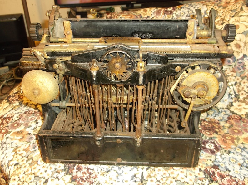 1894 Smith Premier NO#2 Typewriter Upstrike for Resturation Repair or ...