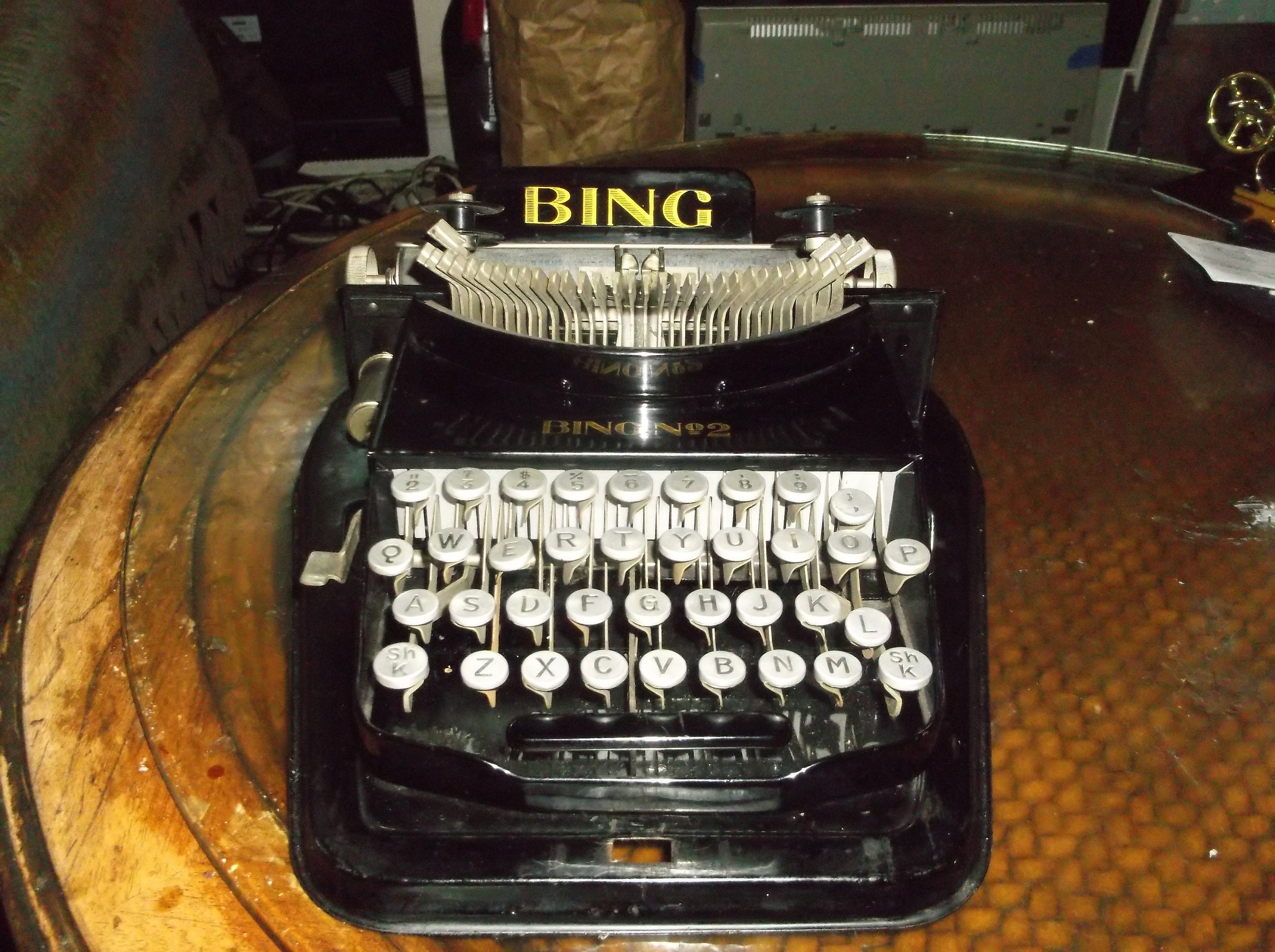 Bing No#2 1920s Typewriter German Maid Functional With Lid Very Rare ...