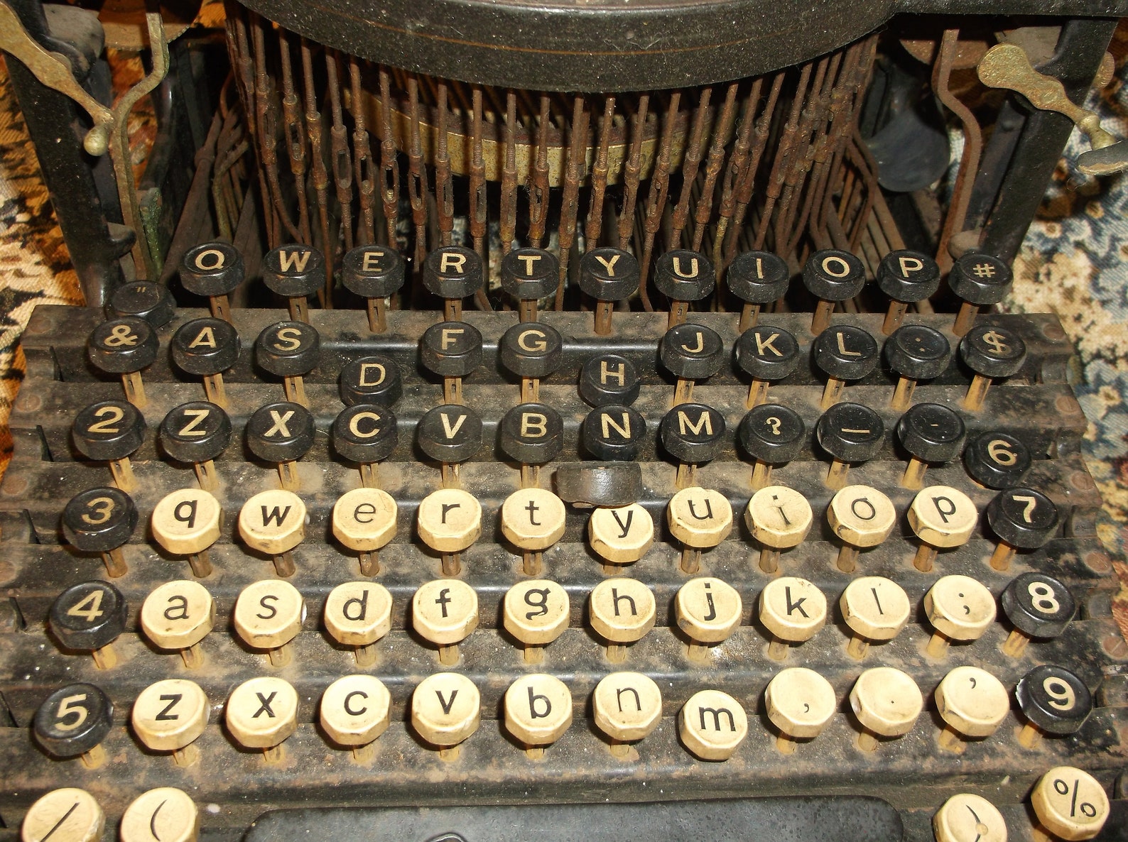 1894 Smith Premier NO#2 Typewriter Upstrike for Resturation Repair or ...