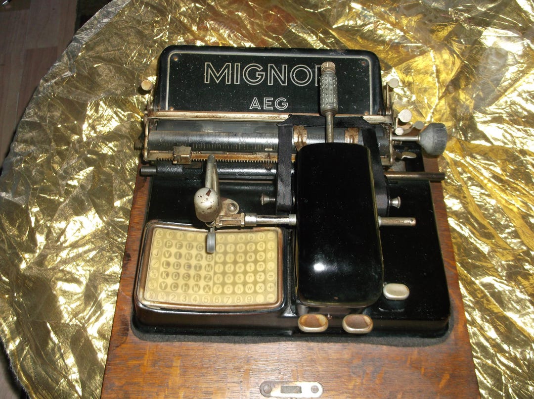 AEG Mignon Antique Vintage Index Typewriter 1920s Serial No#225767 - Etsy
