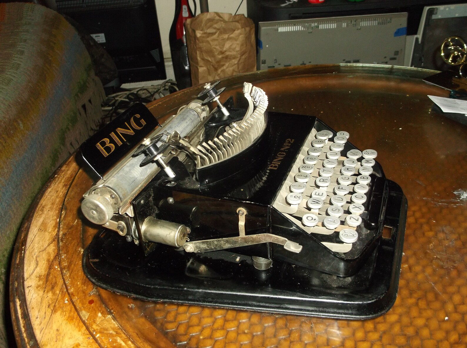 Bing No#2 1920s Typewriter German Maid Functional With Lid Very Rare ...
