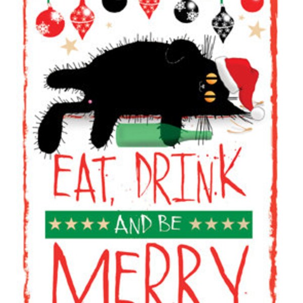 Cat Christmas Cards - Etsy