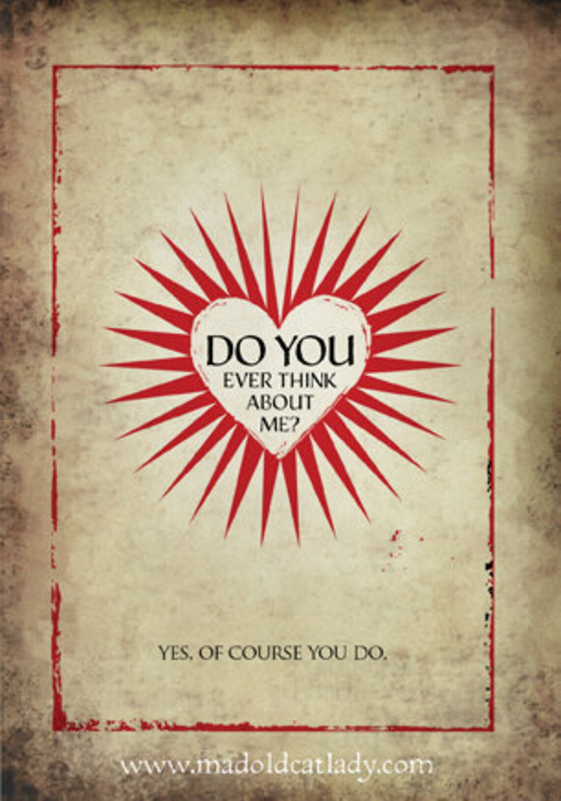 Do You Ever Greetings Card - Etsy