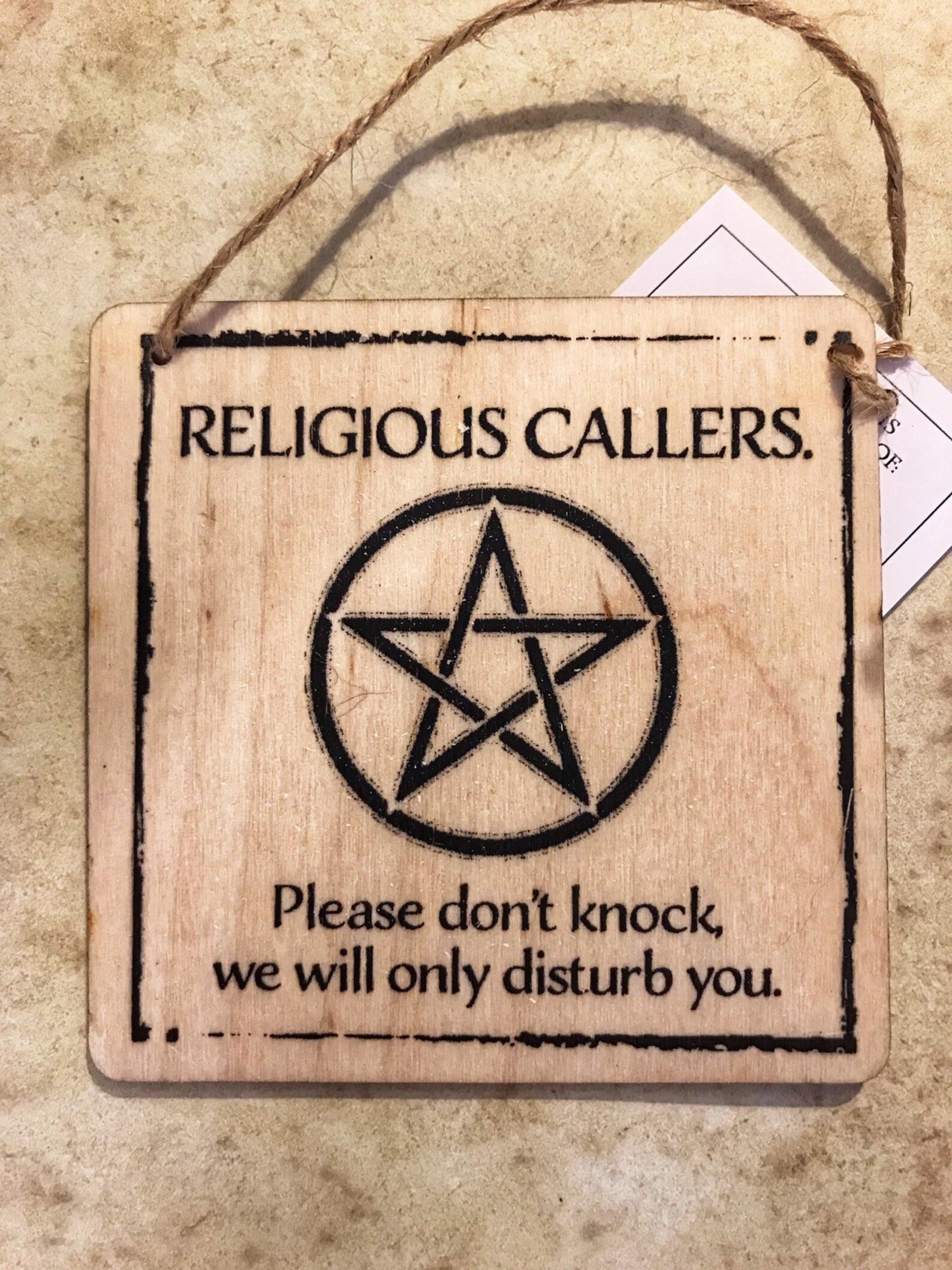 Religious Callers Door Sign - Etsy