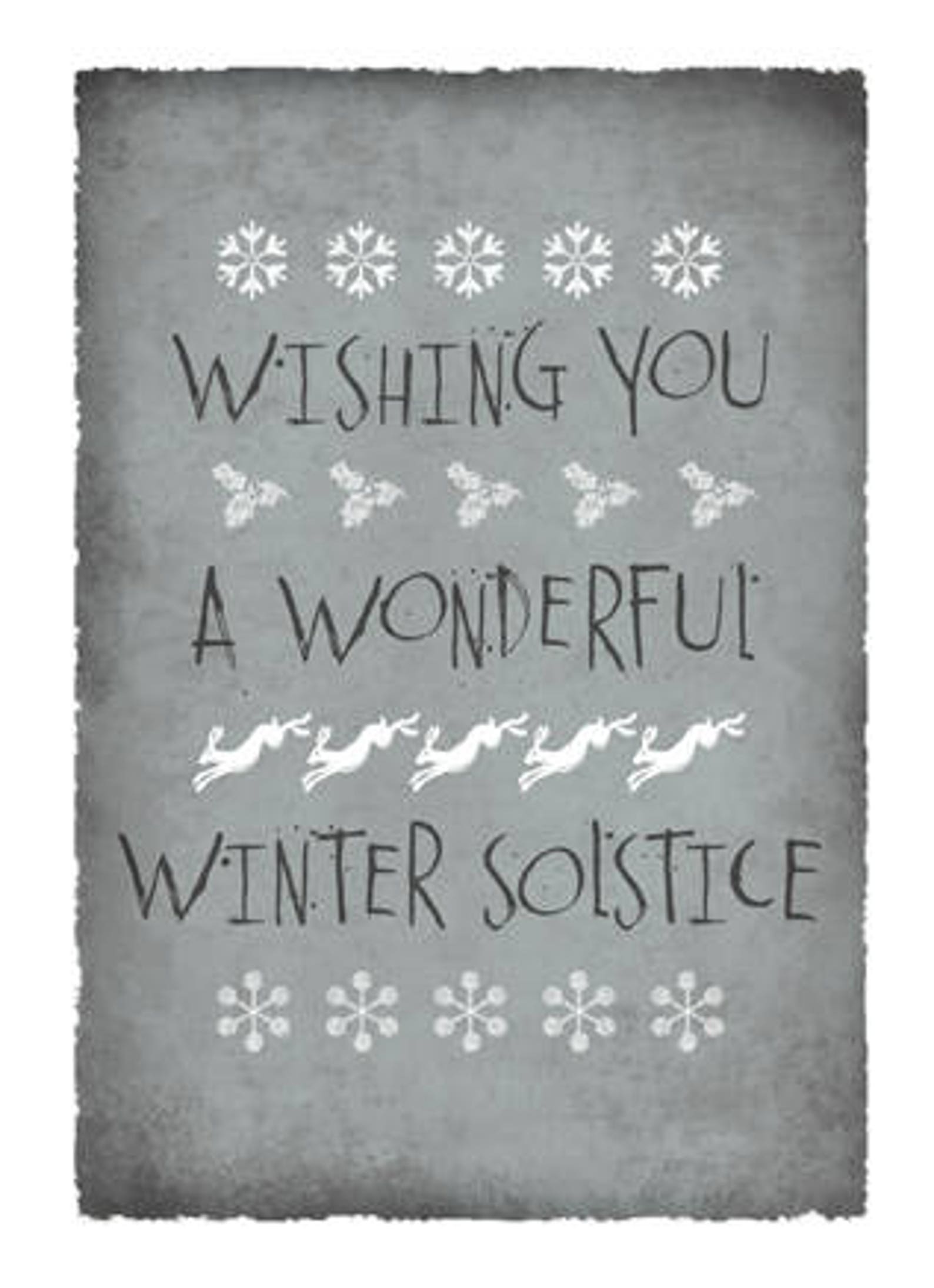 A Wonderful Winter Solstice Greetings Card - Etsy