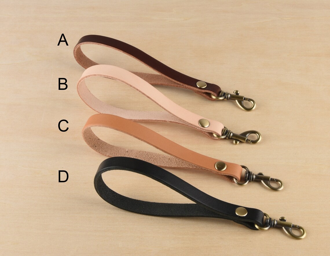 Real Leather Wristlet Strap | Etsy