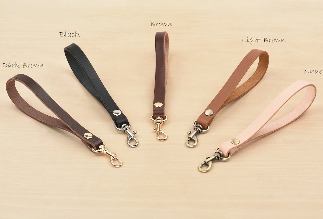 Real Leather Wristlet Strap - Etsy