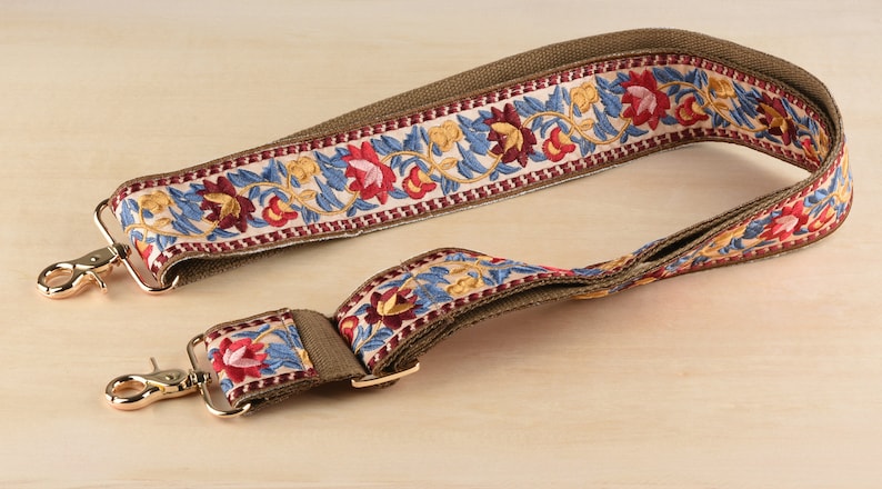 5cm Wide Embroidered Bag Strap Adjustable Purse Strap - Etsy