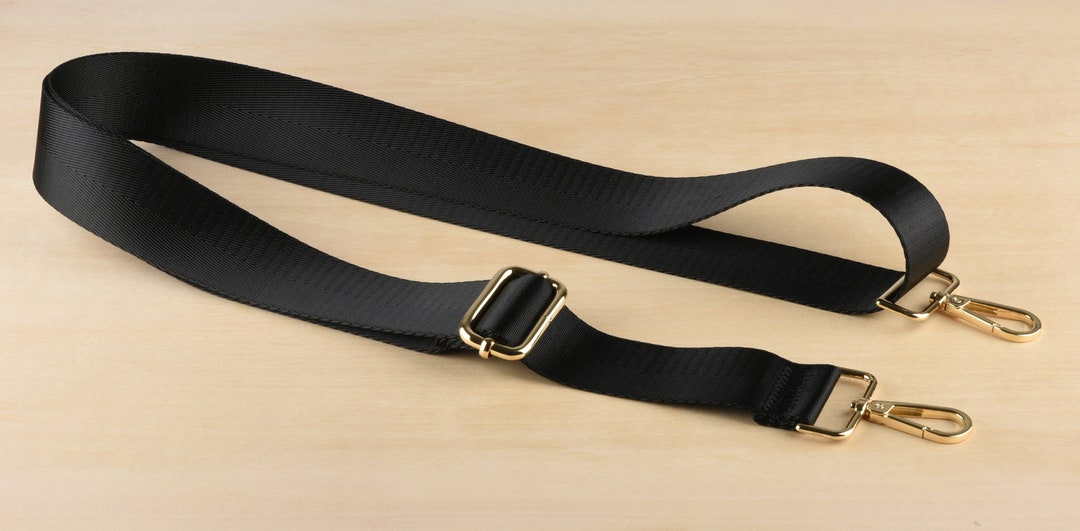 Black Adjustable Crossbody Bag Strap Replacement - Etsy