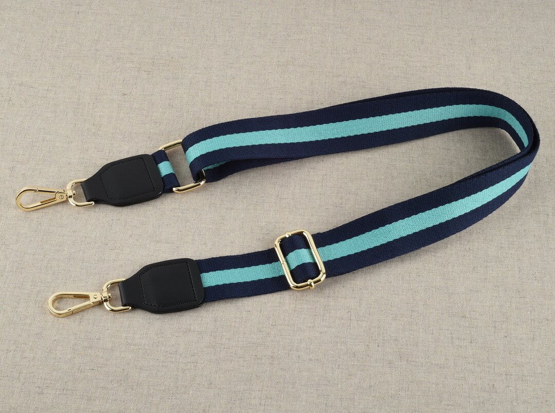 Blue Bag Strap Adjustable Crossbody Purse Strap 3.8cm or 1.5 Inch Width ...