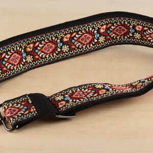 5cm Wide Red Embroidered Bag Strap Adjustable Purse Strap Replacement ...