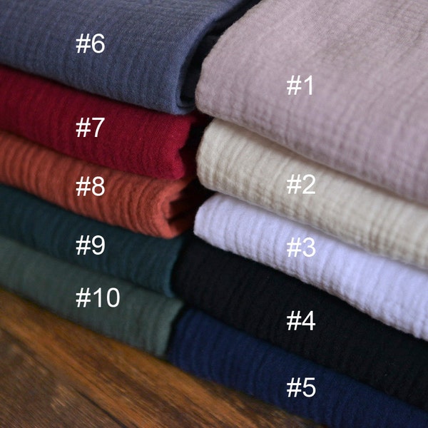 Cotton Crinkle Fabric - Etsy