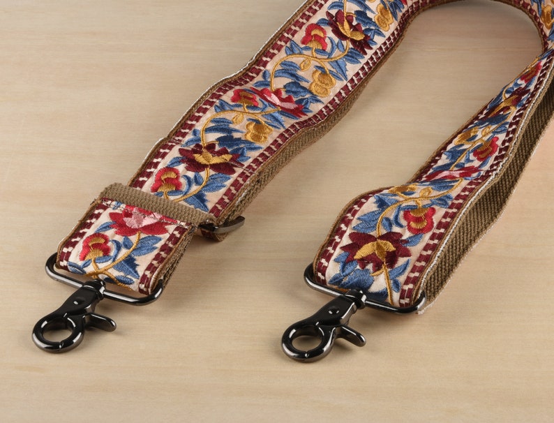 5cm Wide Embroidered Bag Strap Adjustable Purse Strap - Etsy
