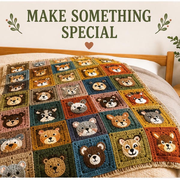 Granny Square Animals - Etsy UK