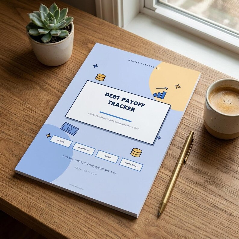 Debt Payoff Tracker Printable | Snowball Planner PDF (digital Download ...