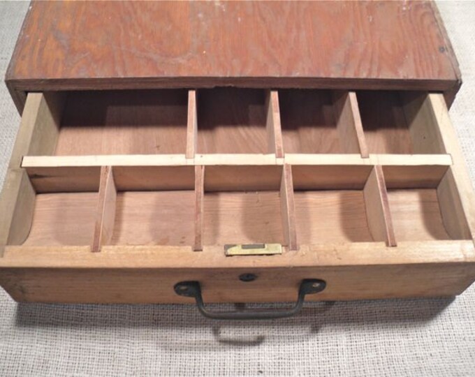 Vintage Wood Cash Drawer - Rustic Cash Box - Etsy