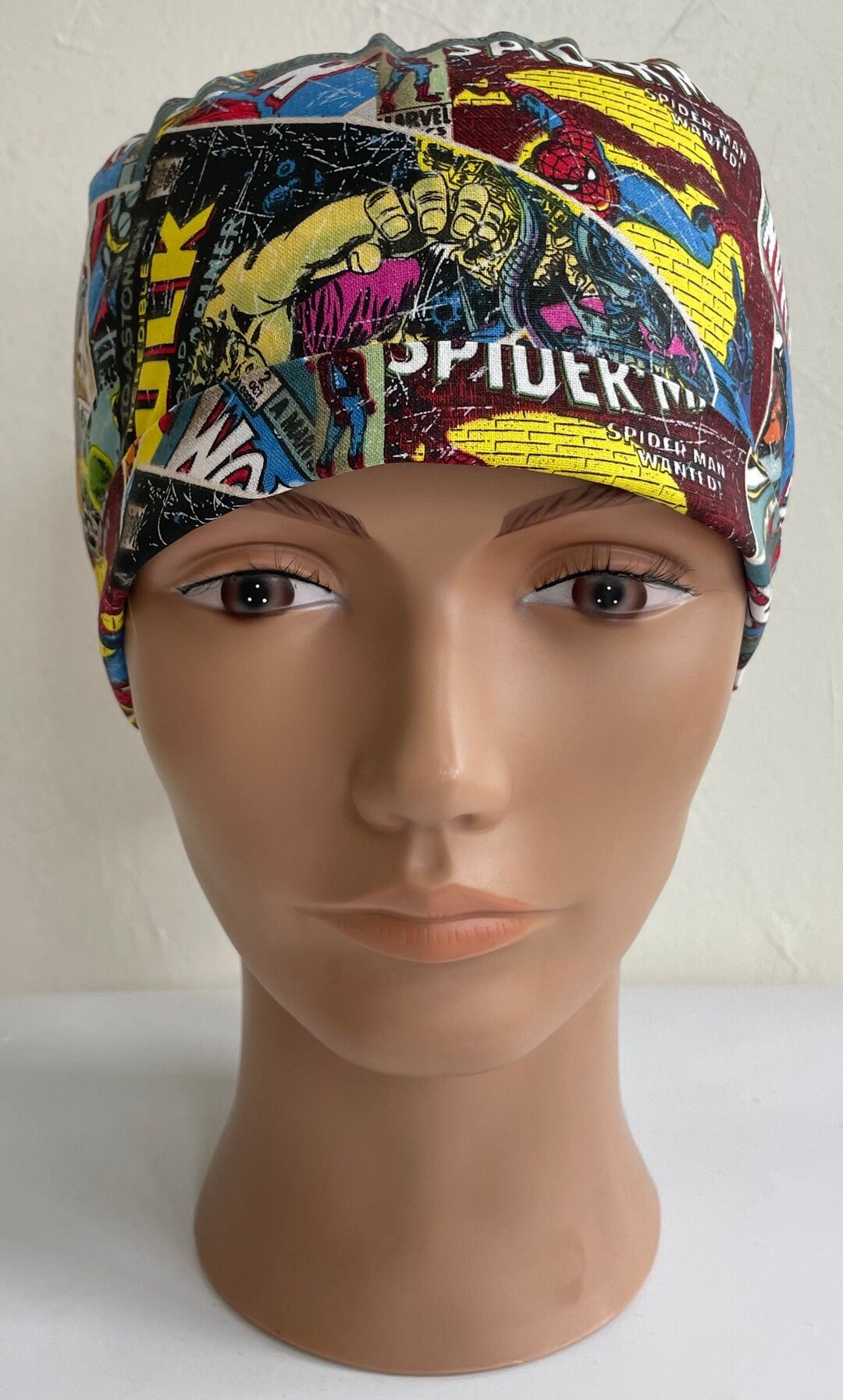 Marvel Avengers Scrub Hat - Adjustable, Fold Up - Etsy