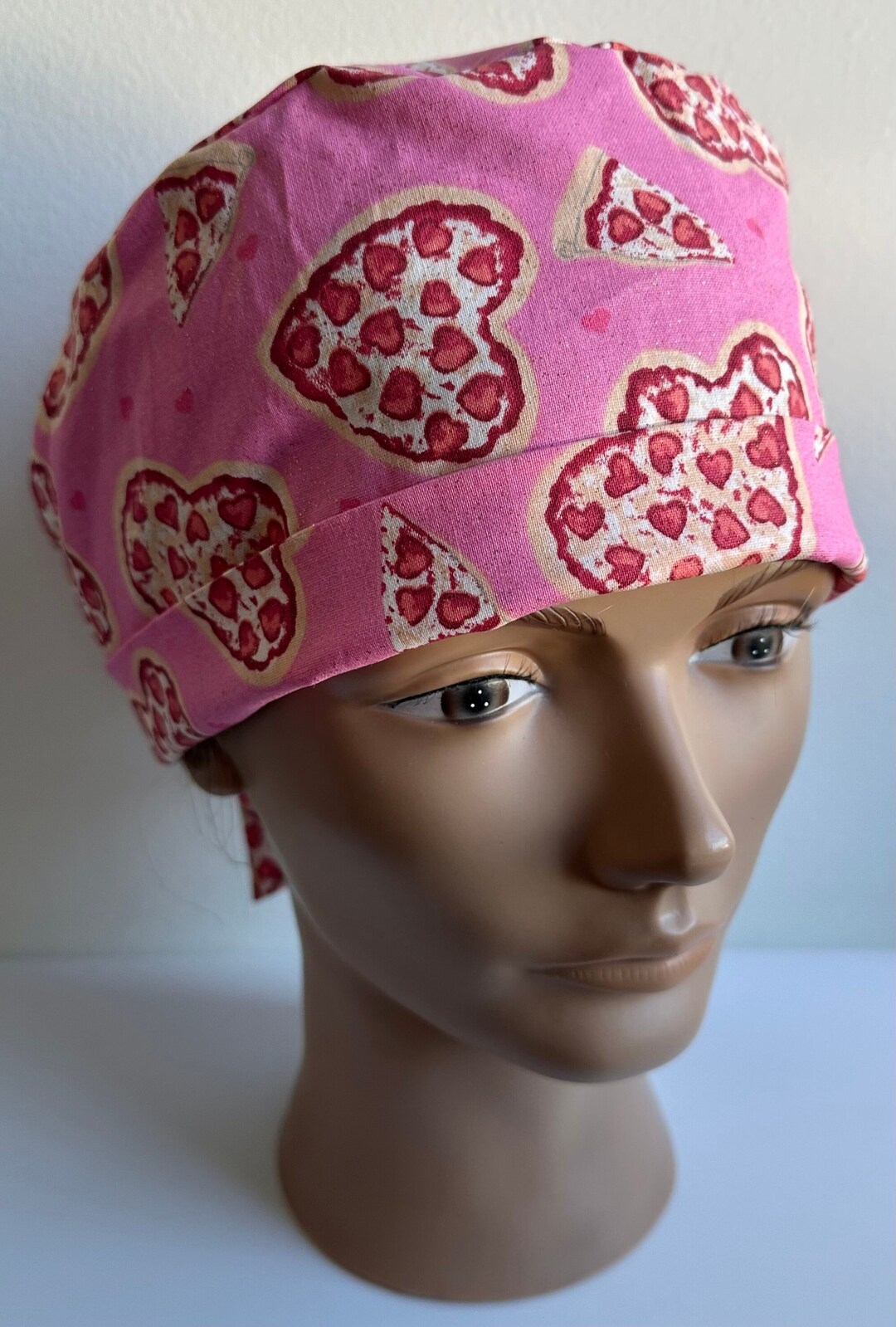 Pizza Hearts - Adjustable, Fold up Scrub Hat. - Etsy