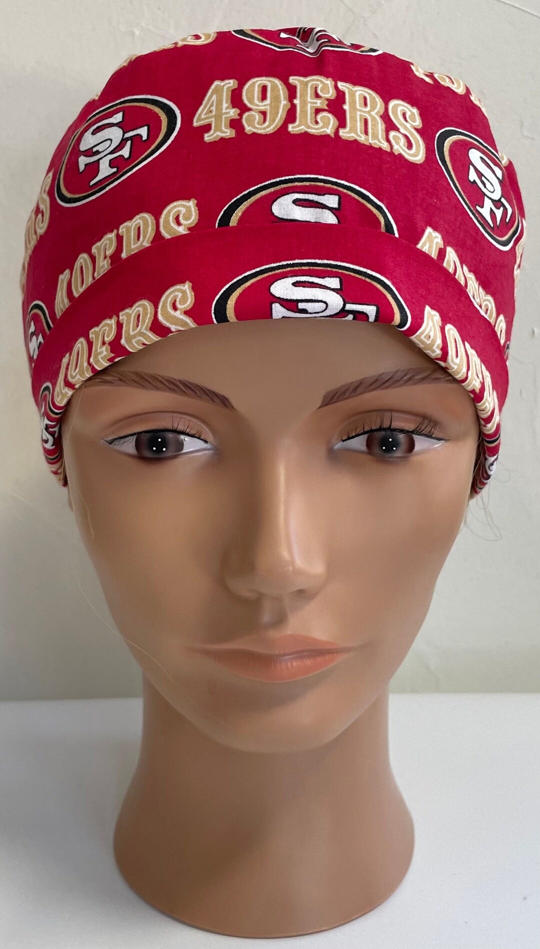 San Francisco 49ers Scrub Hat - Fold Up - Etsy
