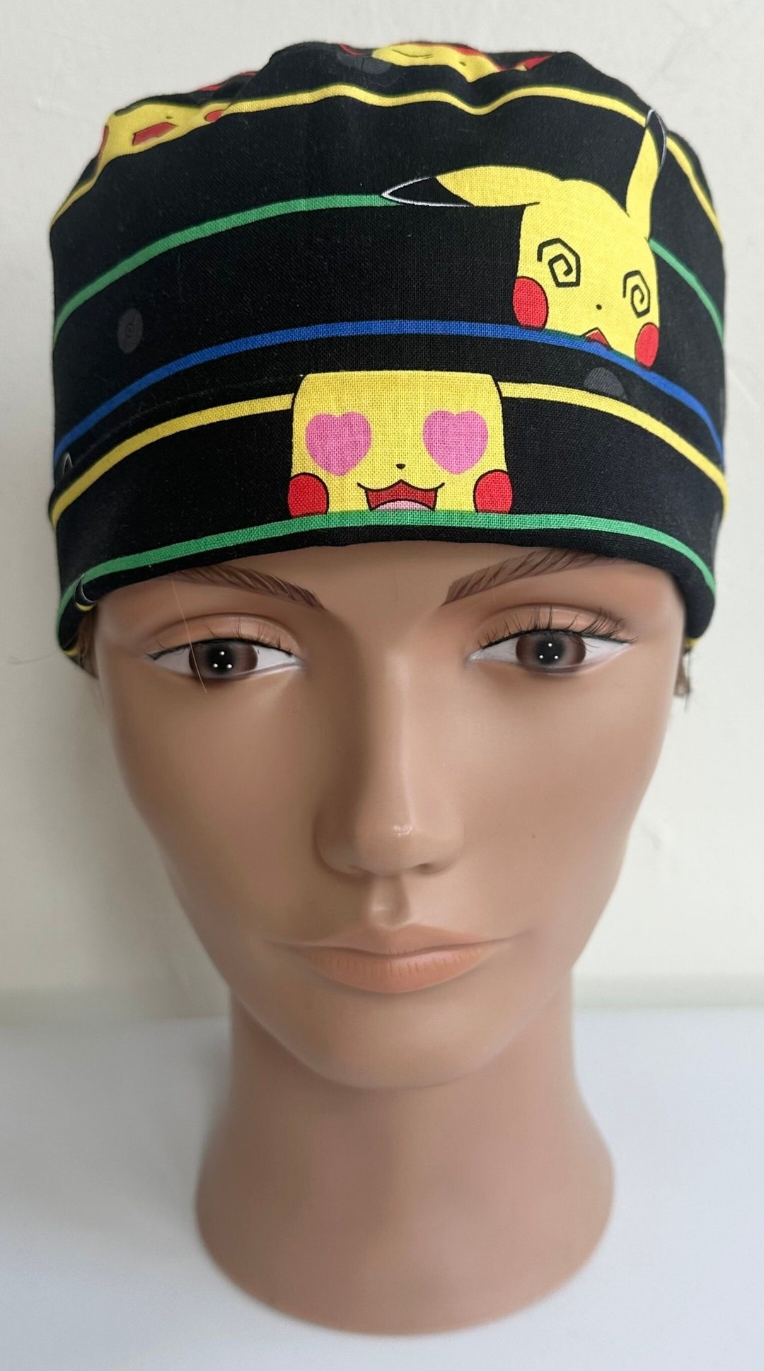 Pokemon Scrub Hat - Adjustable, Fold Up - Etsy