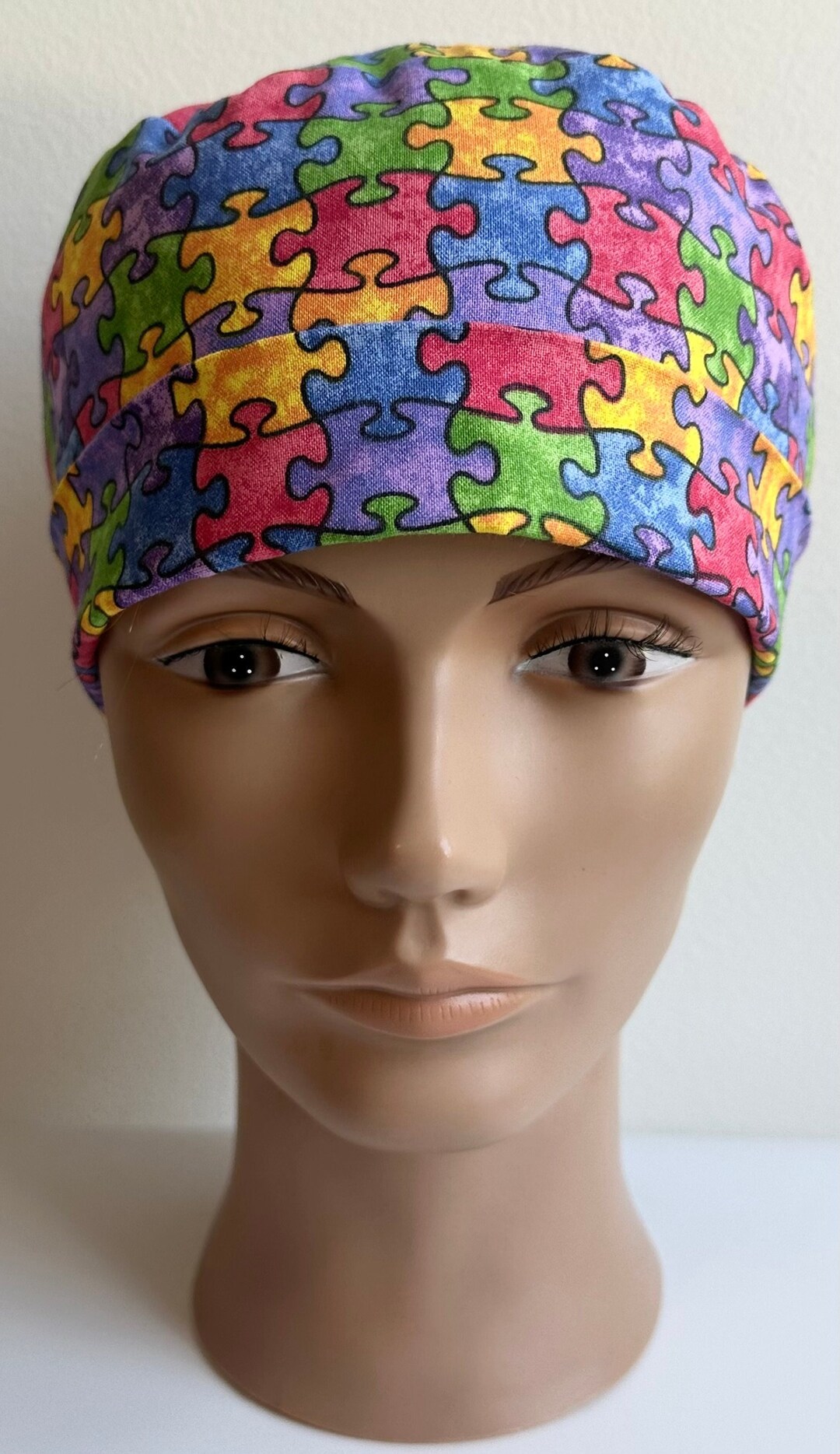 Autism Awareness - Adjustable, Fold up Scrub Hat. - Etsy