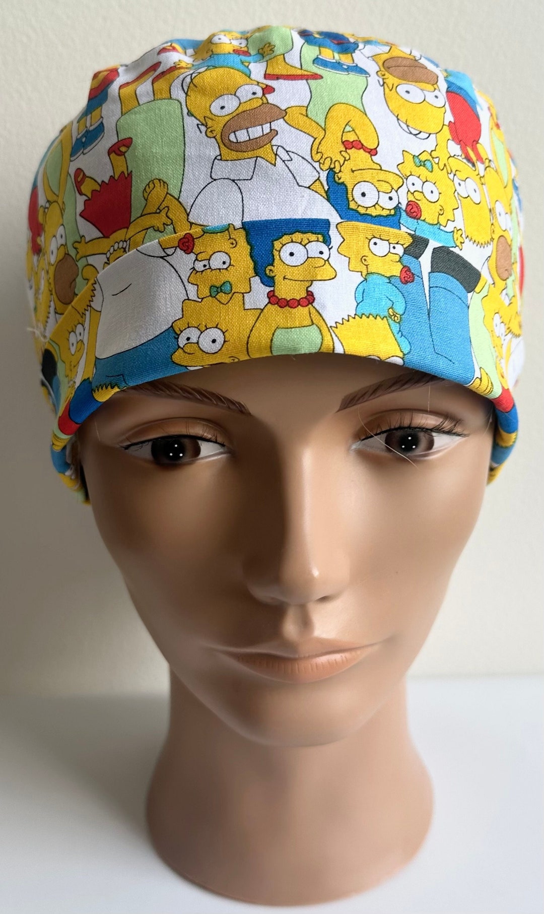The Simpsons Adjustable, Fold up Scrub Hat - Etsy