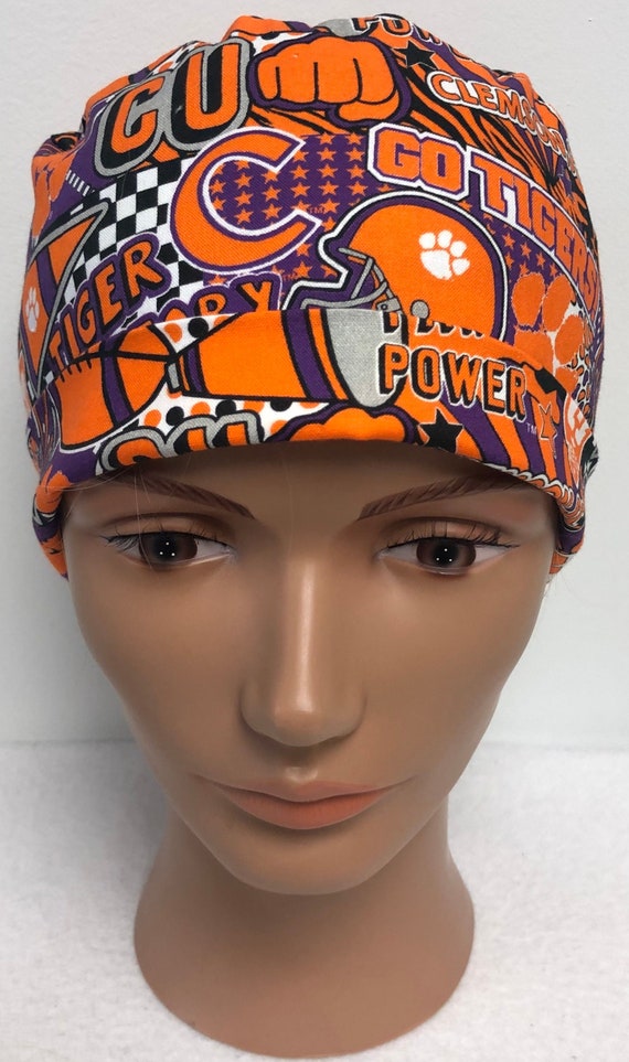Clemson University Adjustable Fold up Scrub Hat - Etsy