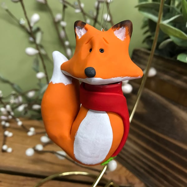 Clay Fox - Etsy