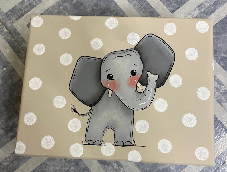 Kids Step Stool, Elephant Step Stool, Wildlife Step Stool, Kids Foot ...