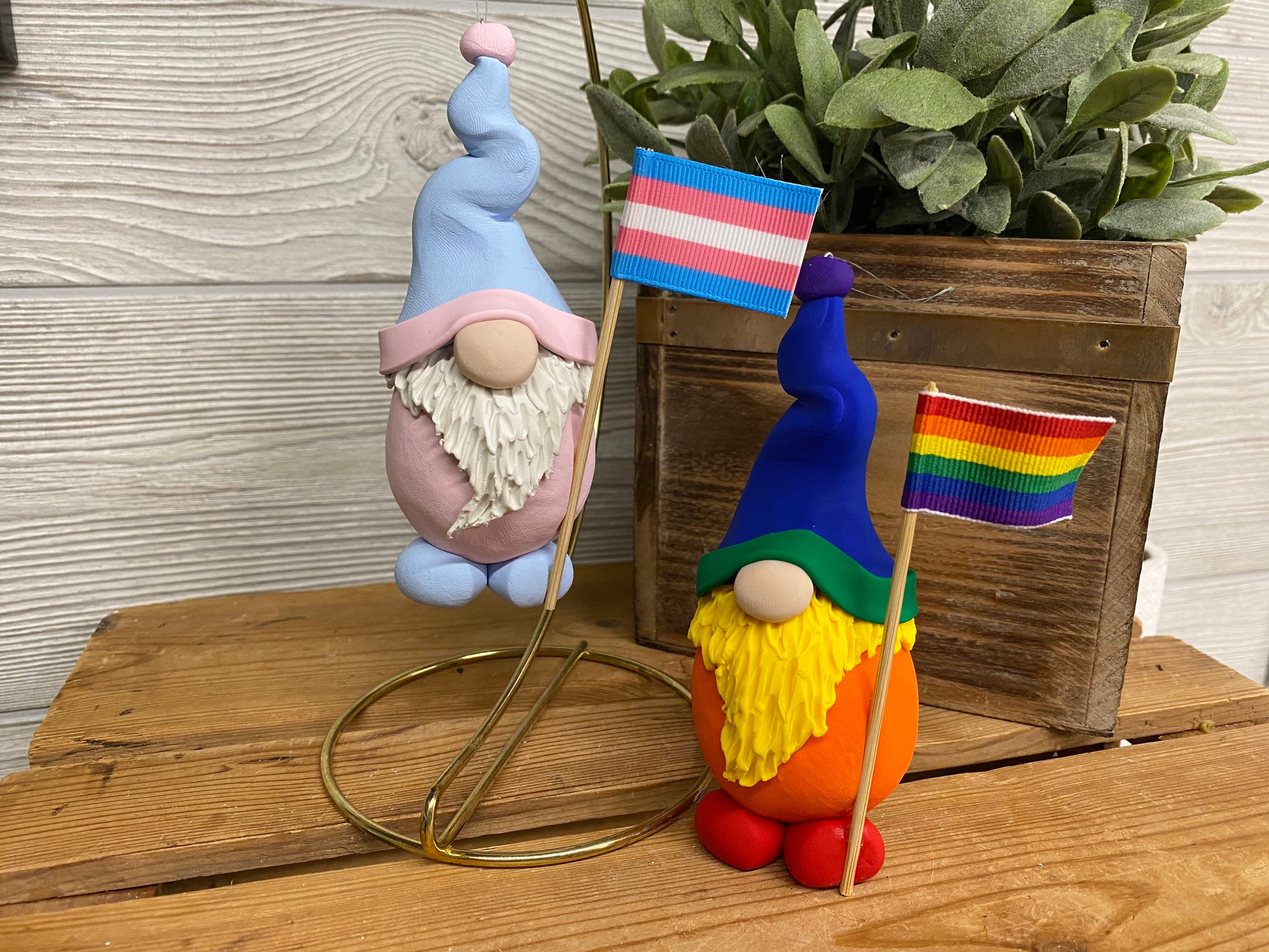 LGBTQ Pride Ornament, Pride Gnome, Rainbow Ornament, Gay Pride Ornament ...