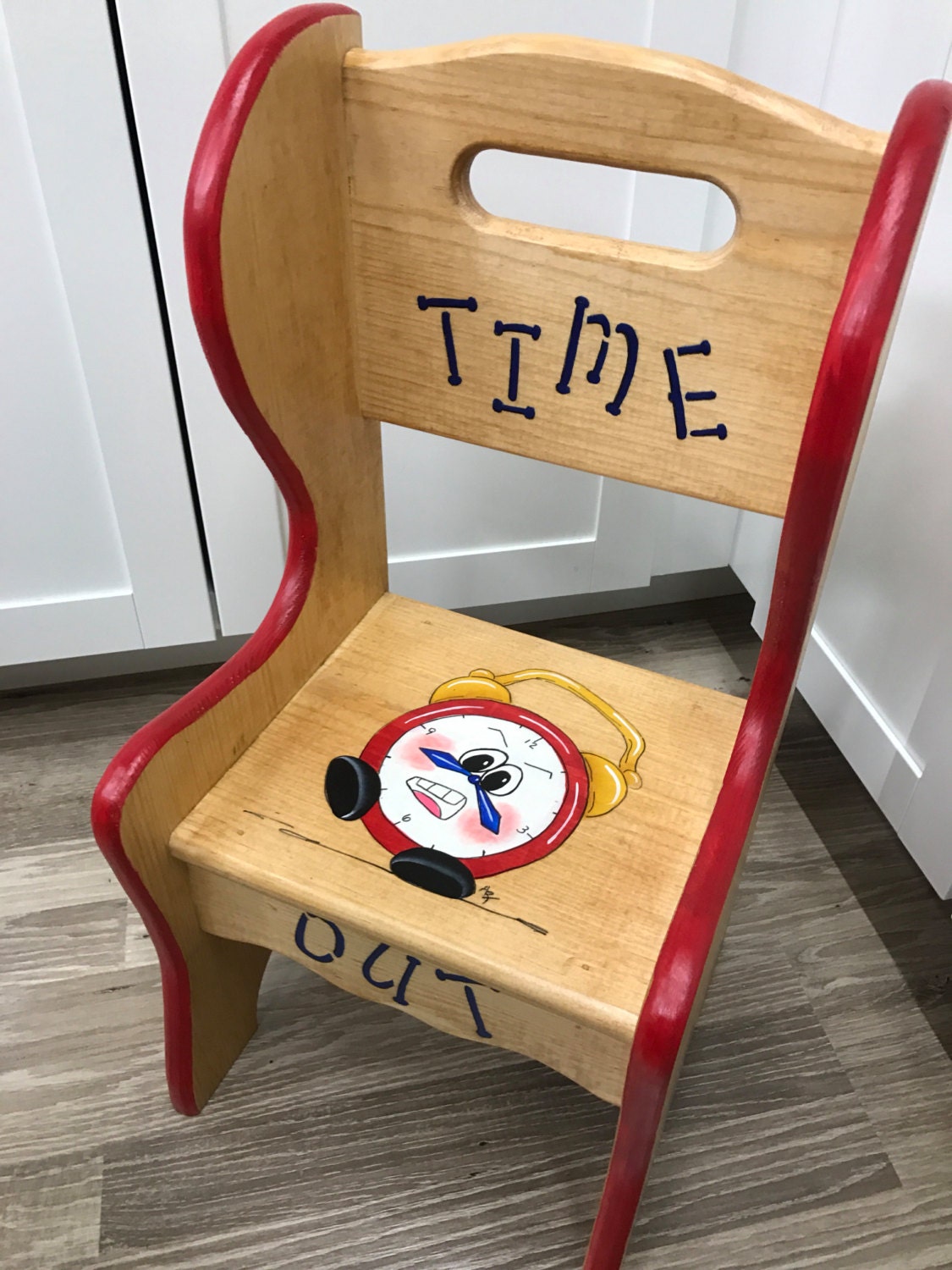 Time Out Chair Kids Chair Time Out Seat Handmade Chair | Etsy