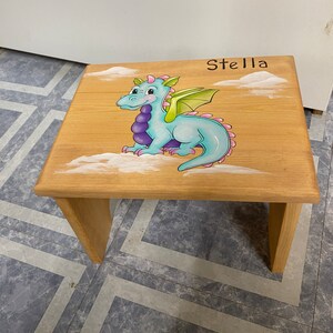 Dragon Step Stool, Step Stool, Kids Step Stool, Dragon Stool, Children ...