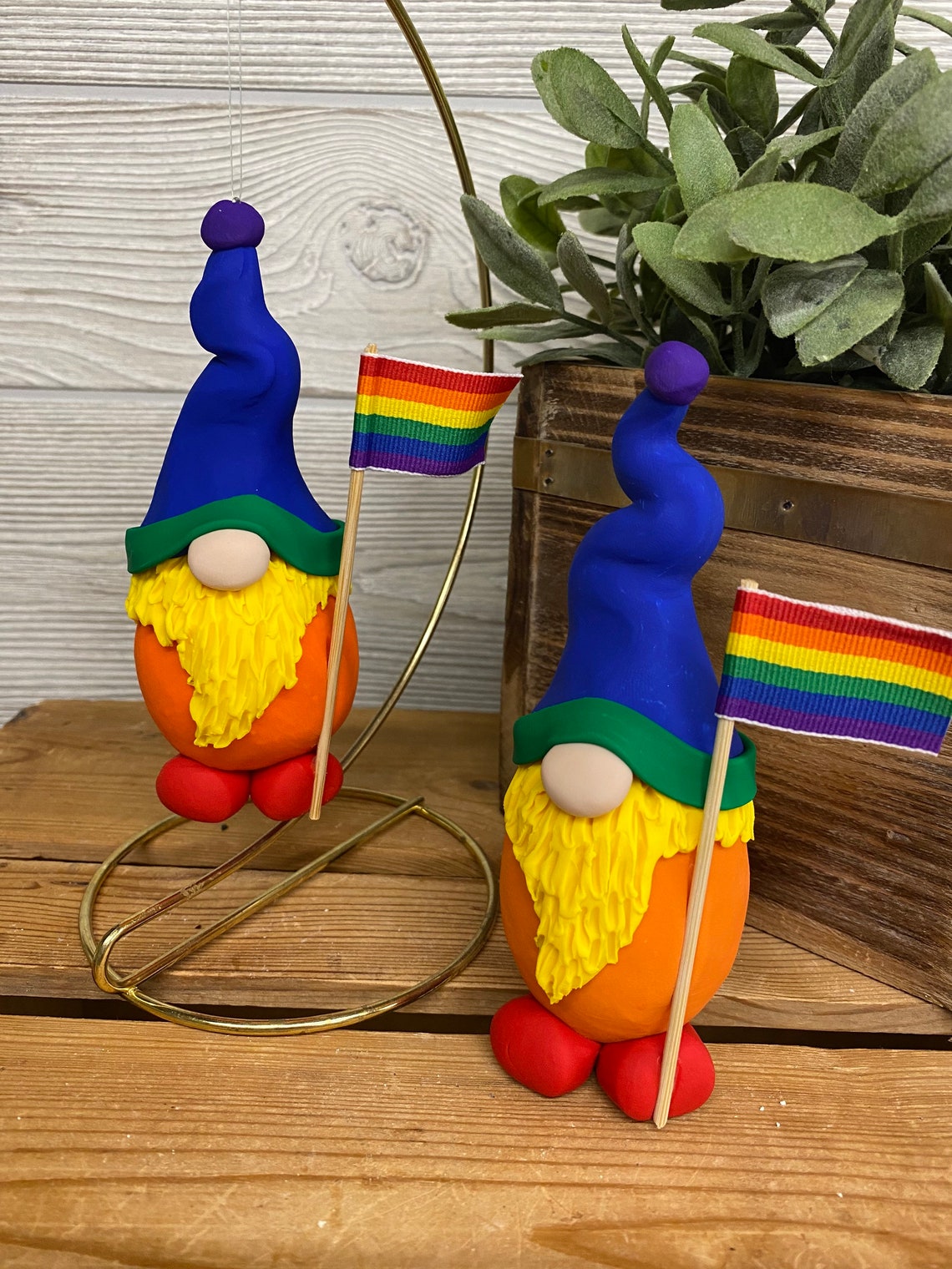 LGBTQ Pride Ornament, Pride Gnome, Rainbow Ornament, Gay Pride Ornament ...